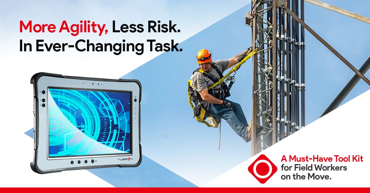 A versatile rugged tablet with flexible connectivity for field workers